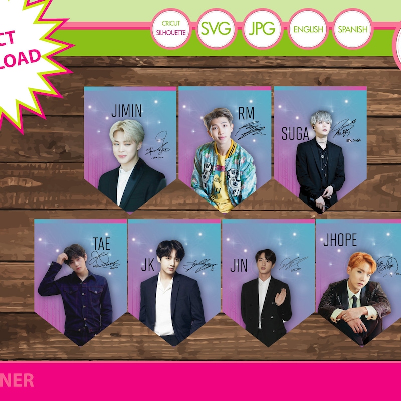 Bts Banner - Etsy