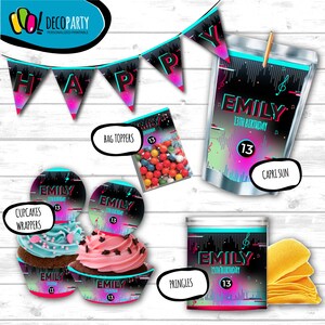 Music Birthday Party Pack, Dance Party Music Bundle - Etsy