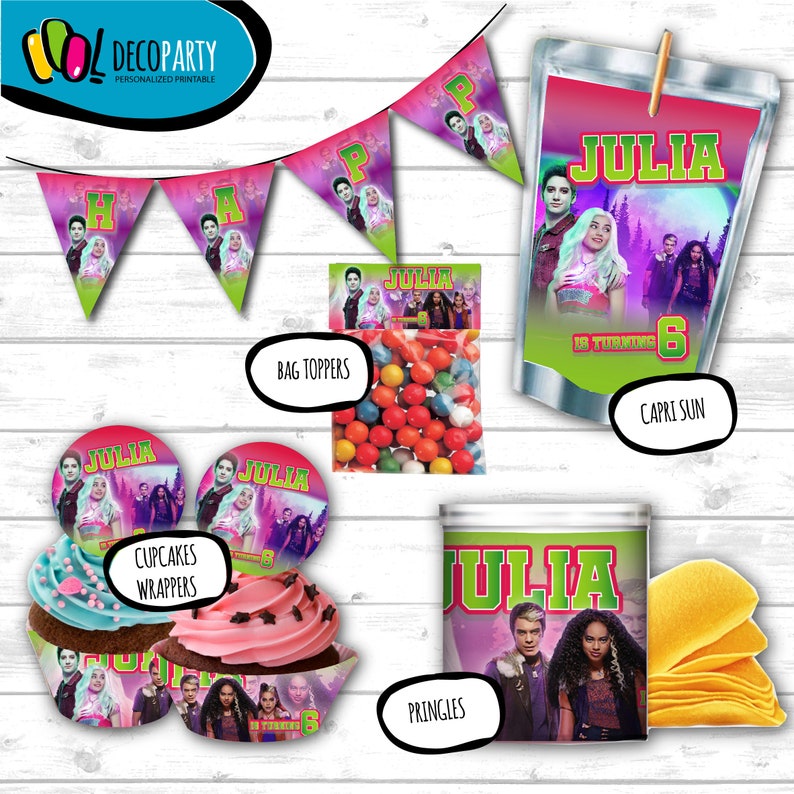 Zombies 2 Zombies Birthday Digital Kit Zombies Party Favors - Etsy