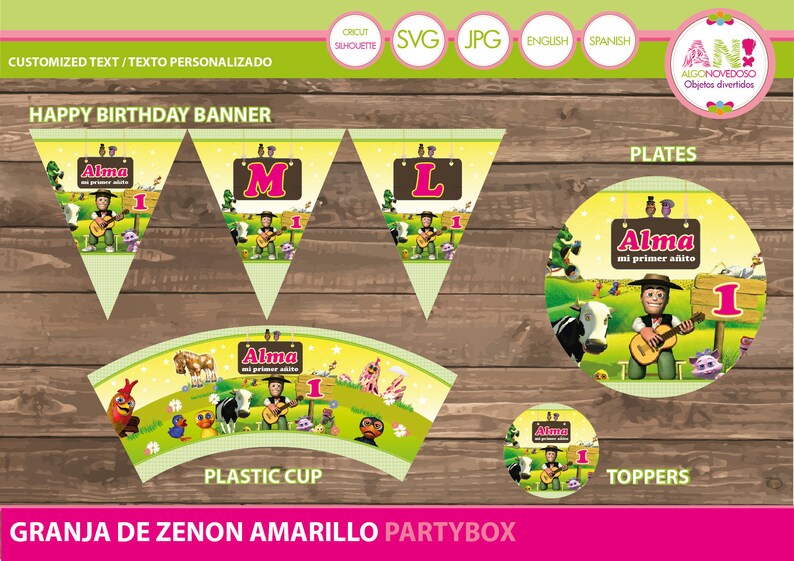 Zenon Farm Printable Kit, Zenon. Zenon Farm 20 Digital Items, Zenon ...