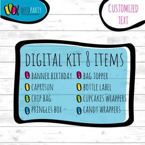 Loud House Birthday Printables, Loud House Party Bundle Labels, Loud ...