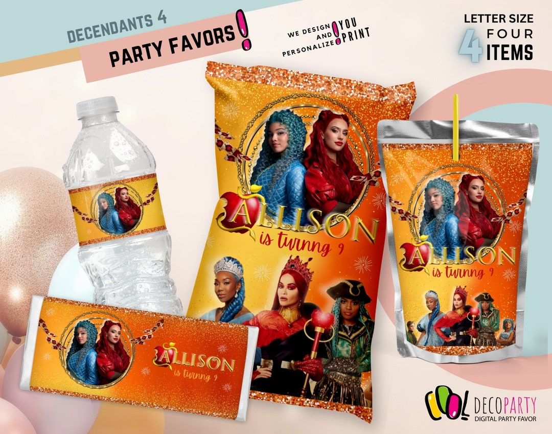 Party Favors Editable Bundle, Party Favors Editable Decorations - Etsy