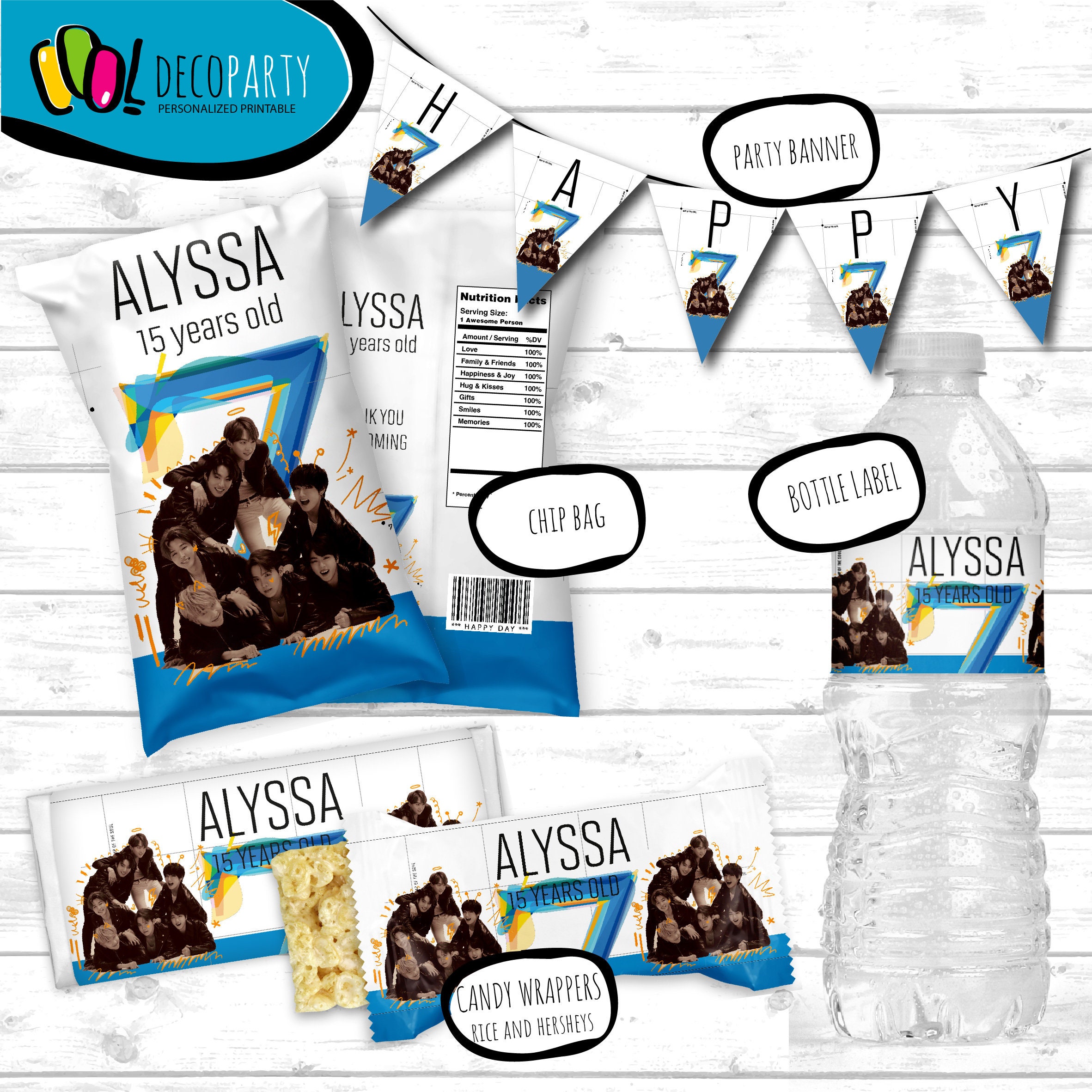 BTS Birthday Party Decoration. BTS Party Decoration for - Etsy