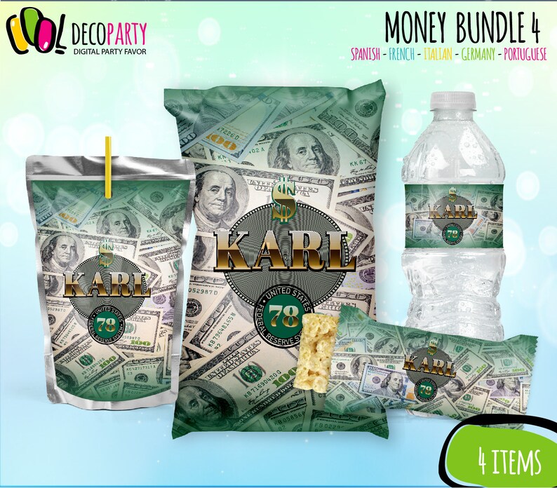 Money Birthday Party Decoration Pack Dollar Party Decorations - Etsy