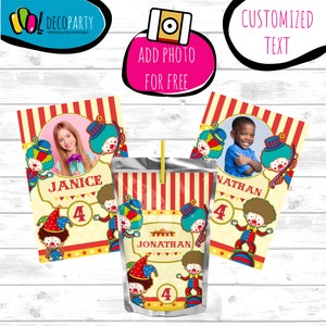 Carnival Party Printable Pack, Carnival Party Bundle Labels, Circus ...