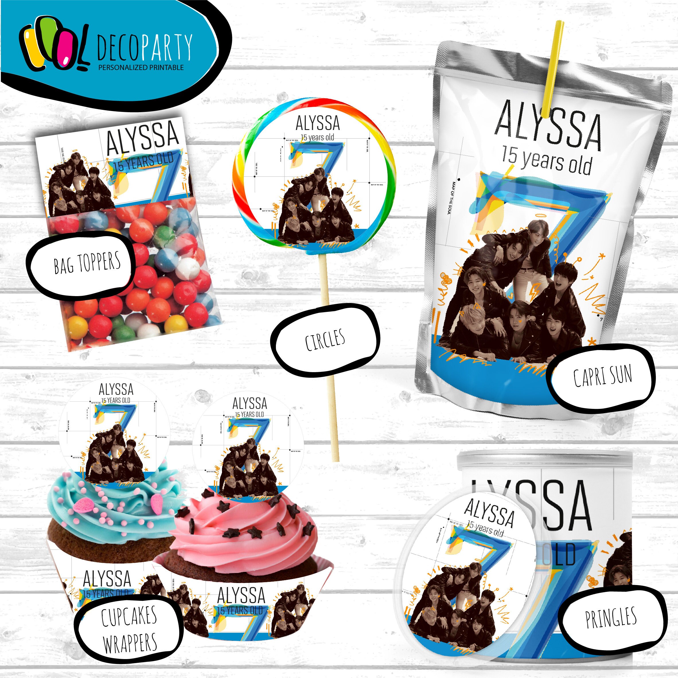 BTS Birthday Party Decoration. BTS Party Decoration for Birthday, Kpop ...