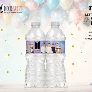 BUNDLE 4 BTS Digital and Printable Party Decoration, BTS Birthday Party ...