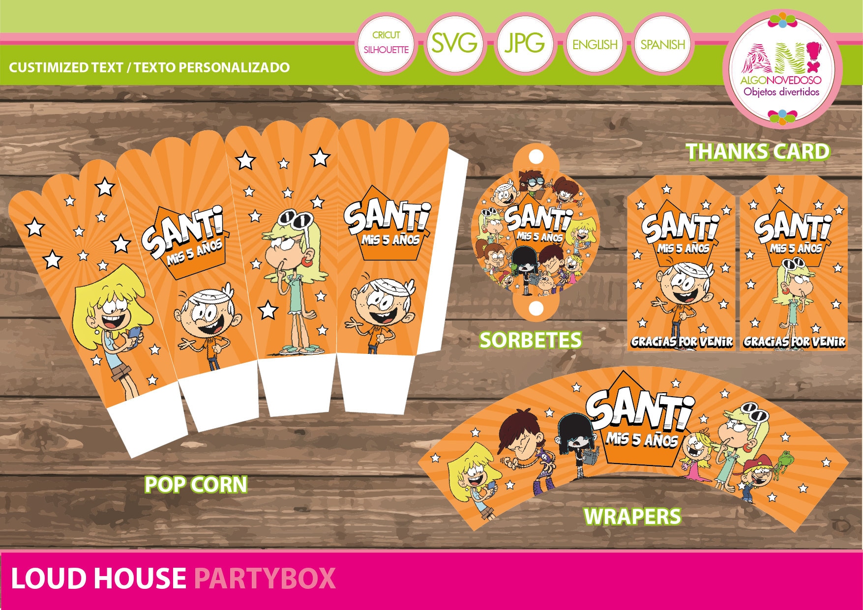 The Loud House Party Digital Kit the Loud House Birthday - Etsy