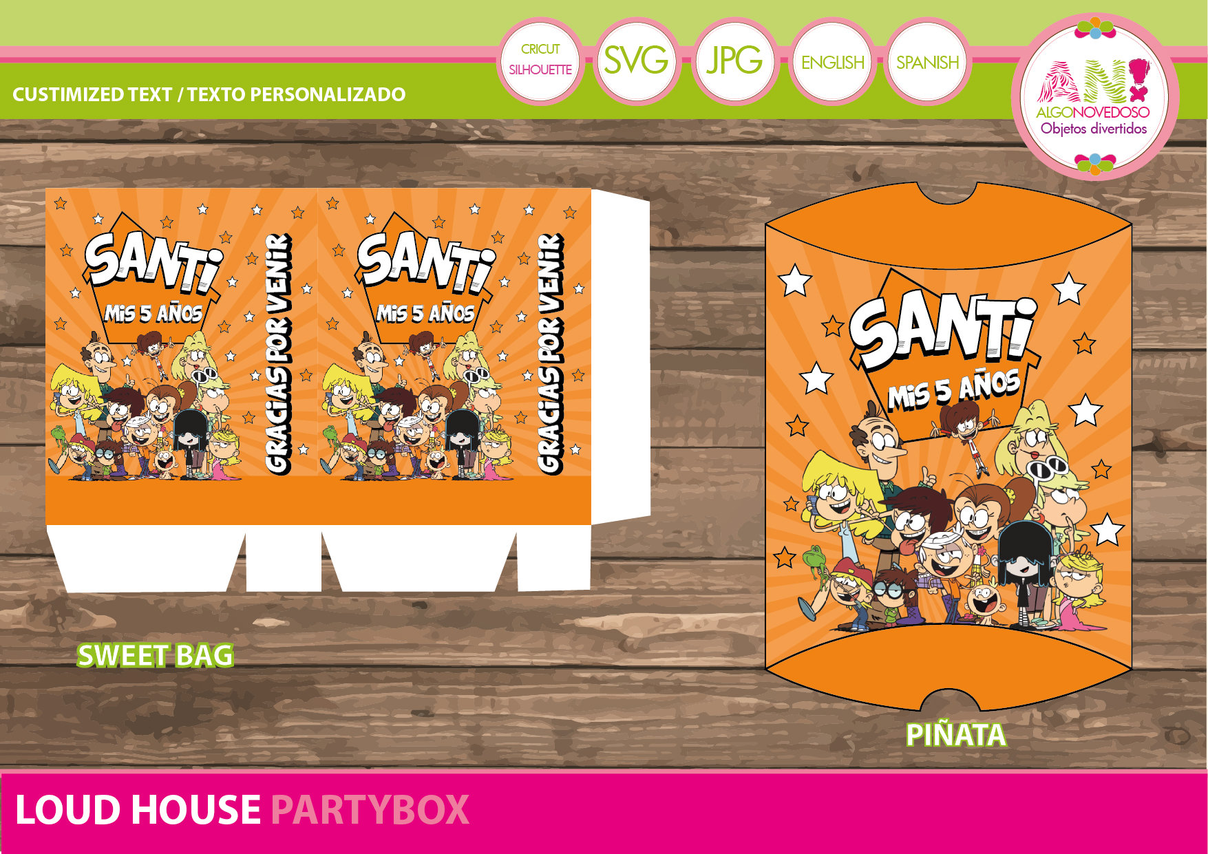 The Loud House Party Digital Kit, the Loud House Birthday Party, Loud ...