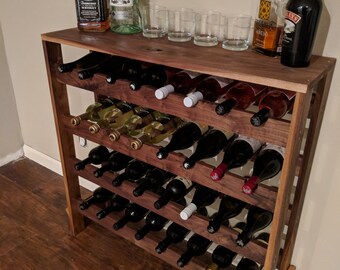 Wine bottle rack | Etsy