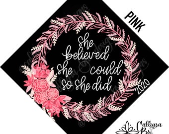 Grad Cap Topper Graduation gift Tassel custom grad quote grad | Etsy