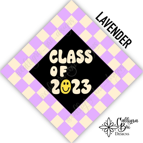 Smiley Face With Grad Cap - Etsy