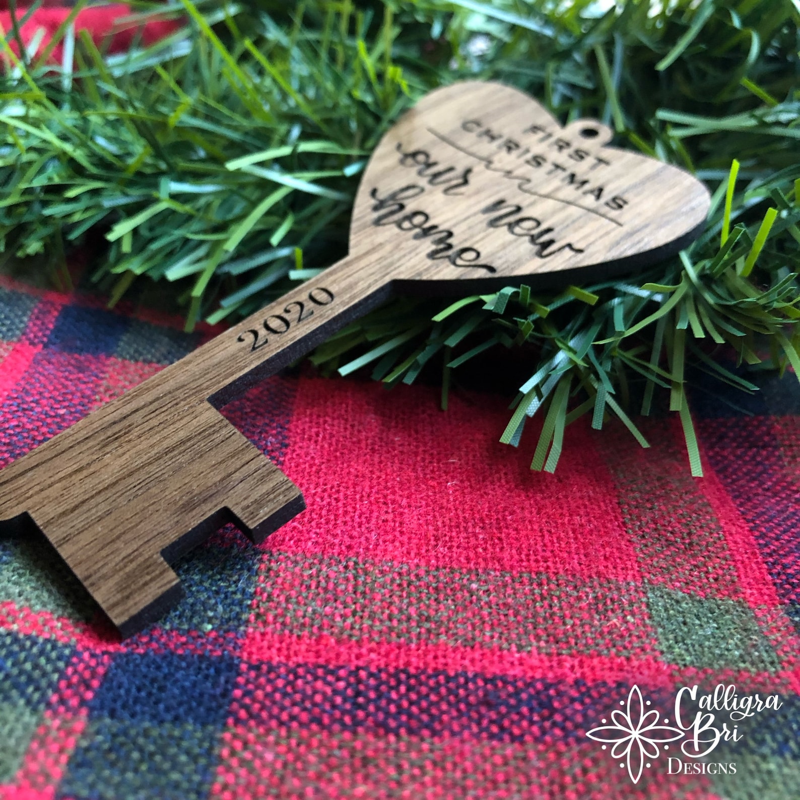 NEW HOME KEY Ornament Decoration Custom Gift-our First | Etsy