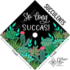 Grad Cap Topper Graduation Gift Tassel Custom Quote Decoration ...