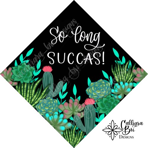 Grad Cap Topper Graduation Gift Tassel Custom Grad Quote Grad - Etsy