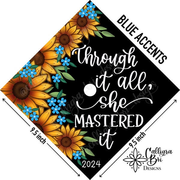 Graduation Cap Topper With Daisies - Etsy