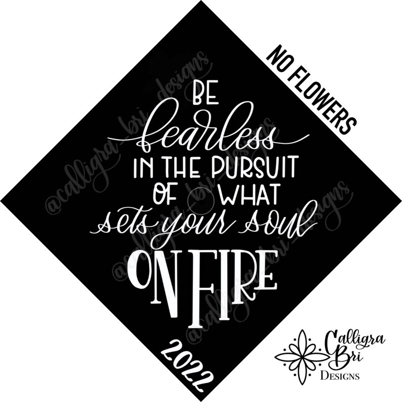 Grad Cap Topper Graduation Gift Tassel Custom Grad Quote Grad | Etsy