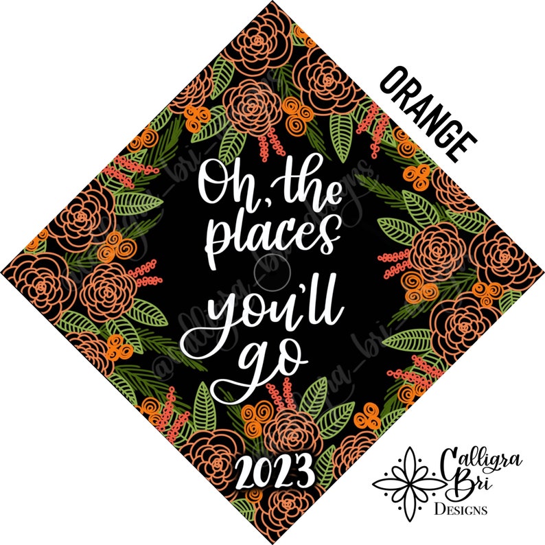 Dr Seuss Oh the Places Youll Go Grad Cap Topper Graduation - Etsy