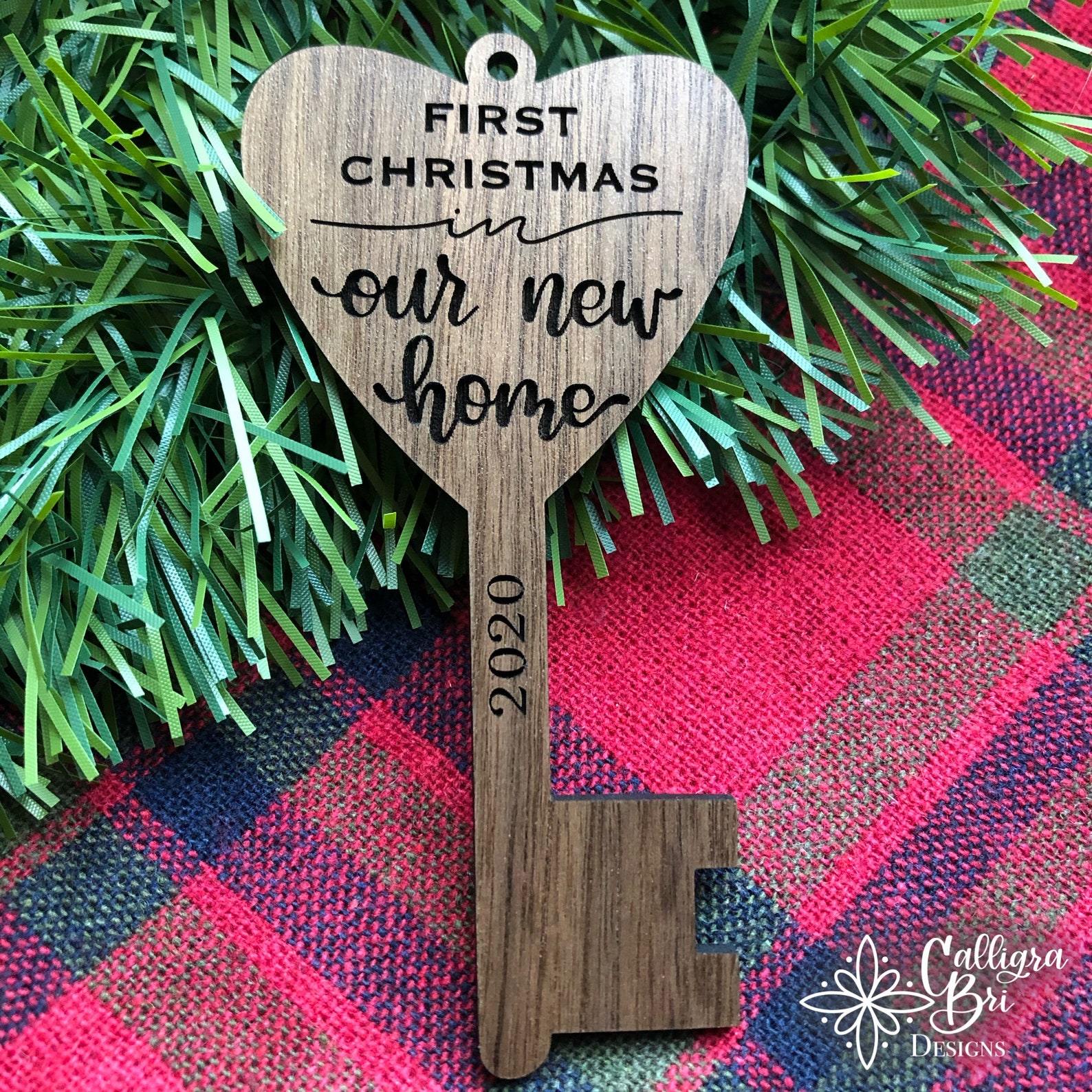 NEW HOME KEY Ornament Decoration Custom Gift-our First | Etsy