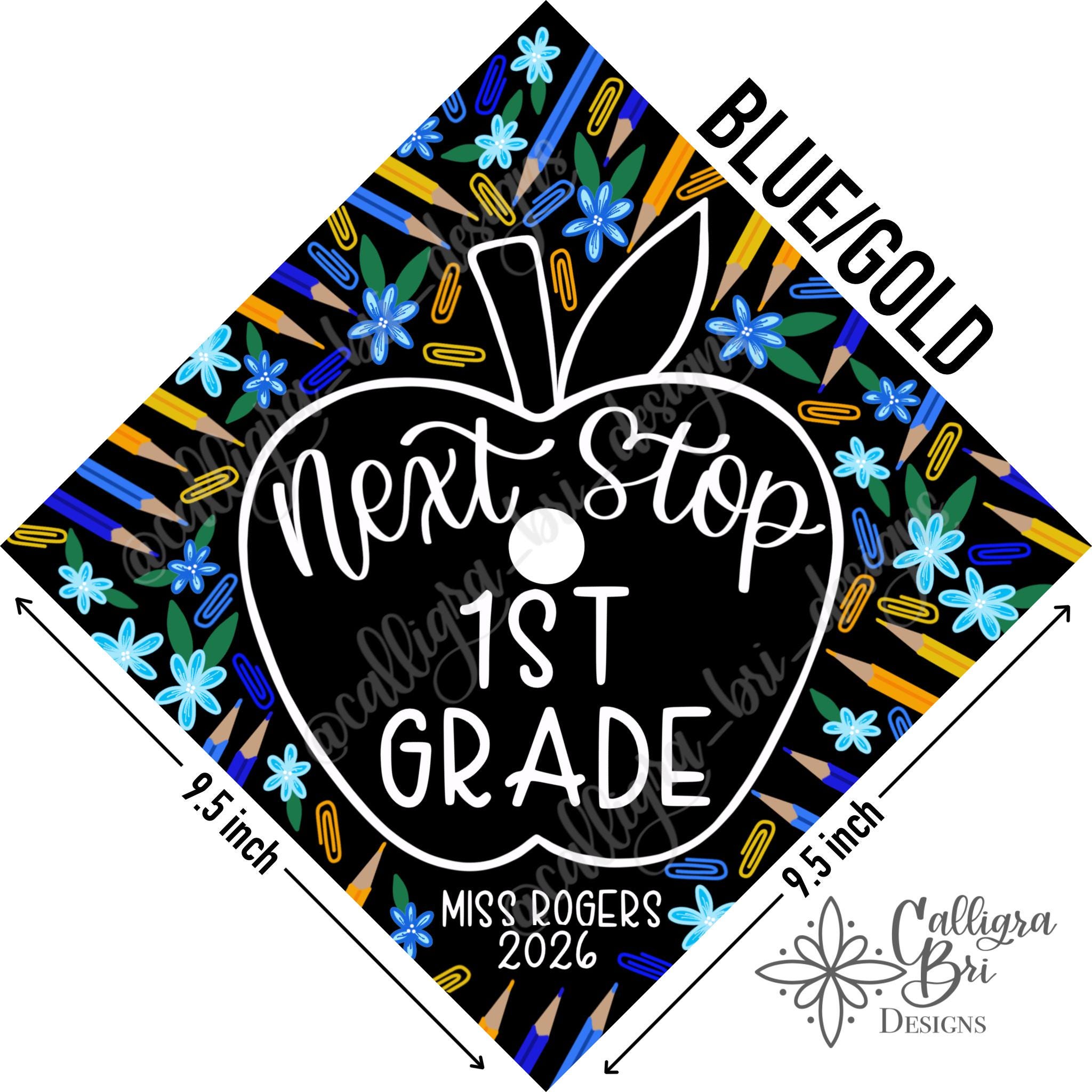 Next Stop Grad Cap Topper Graduation Gift Tassel Custom Grad Quote Grad ...