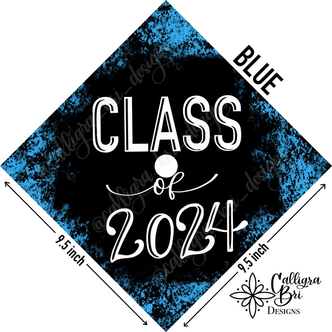 Class of 2023 Grunge Grad Cap Topper Graduation Gift Tassel Custom ...