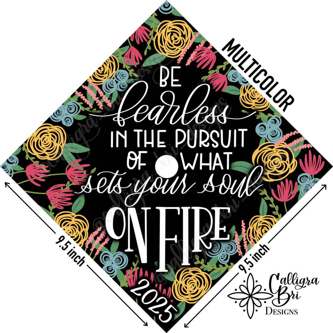 Grad Cap Topper Graduation Gift Tassel Custom Grad Quote Grad Cap ...
