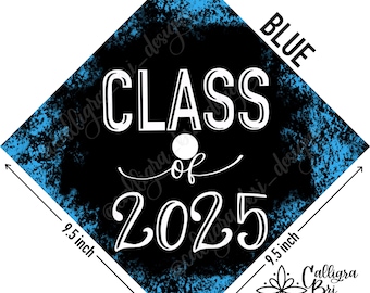 Custom Graduation Cap Topper Personalized Grad Cap - Senior Class of ...