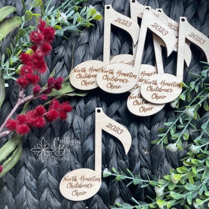 BULK- Music Note Ornament— Piano Recital Student Gift Decoration Custom ...