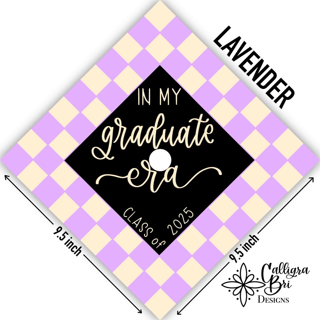 Retro Grad- Checkered- Smiley Face-funky Grad Cap Topper- Graduation ...