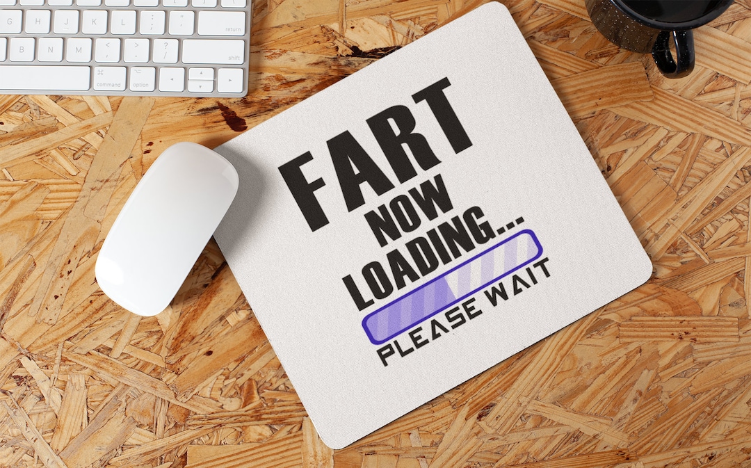 Funny 'fart Loading' Mouse Pad - Dad Joke Office Gift - Etsy