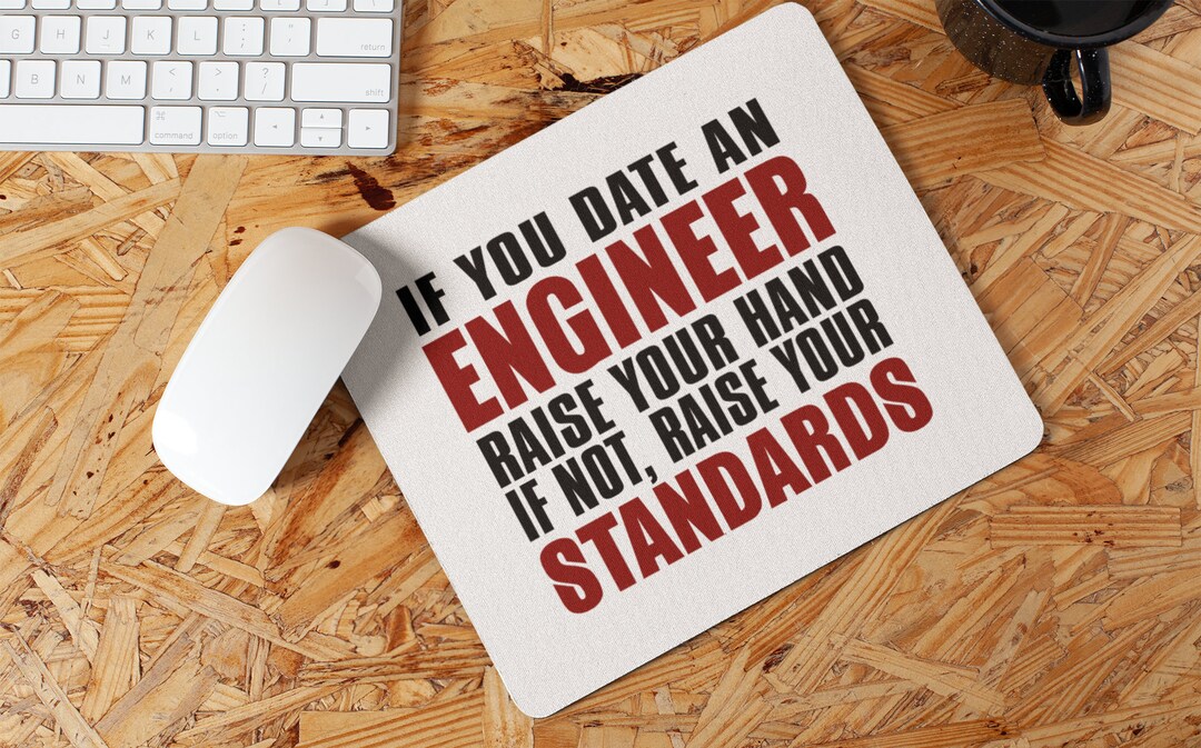 Engineer Funny Office Desk Computer Mouse Pad. Funny Engineering Mousepad. Fun Employee Gift - Etsy