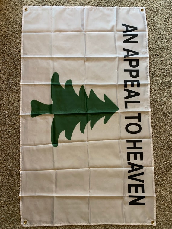 An Appeal to Heaven Pine Tree Flag Banner | Etsy