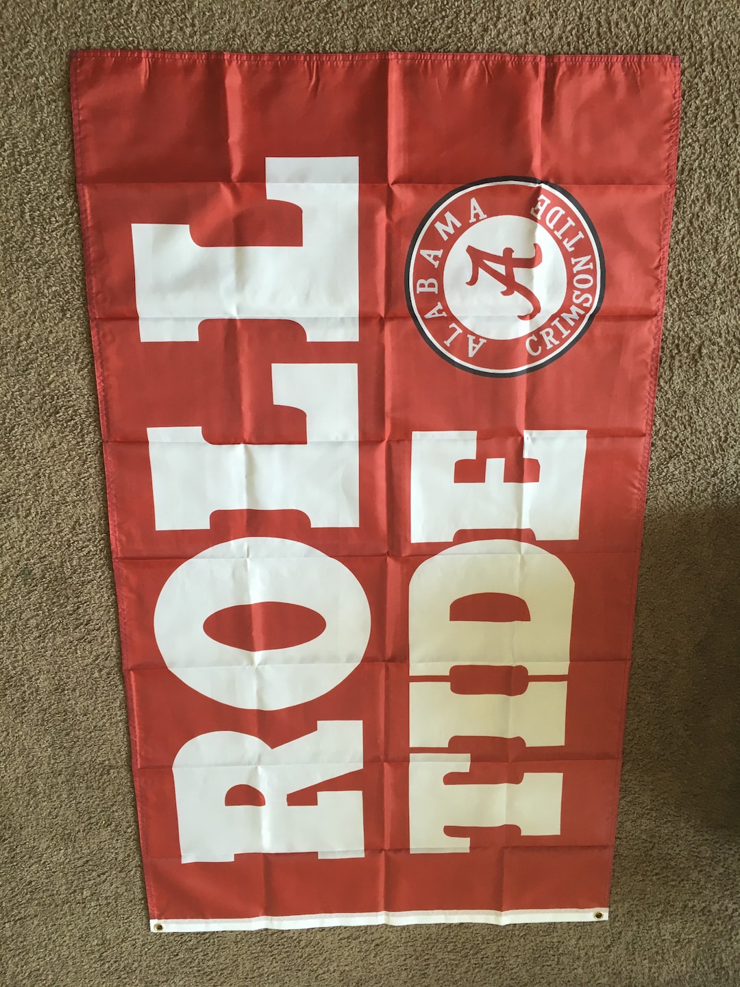 Alabama Crimson Tide ROLL TIDE Banner Flag - Etsy