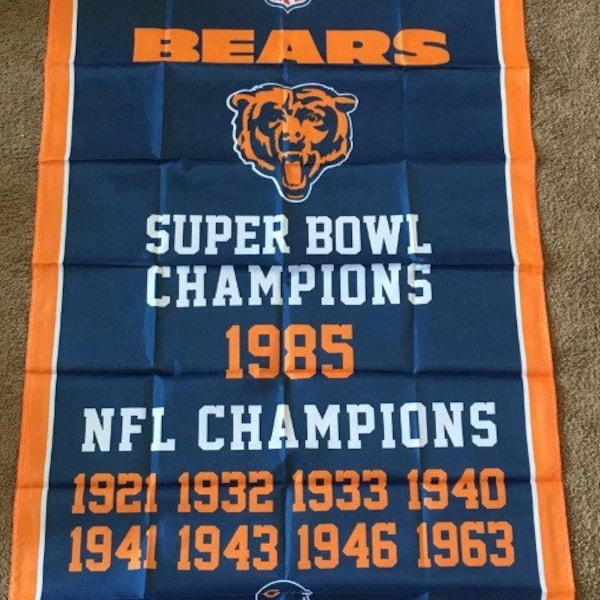 Chicago Bears Banners - Etsy
