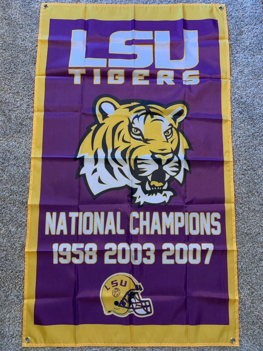 LSU Tigers NCAA National Championship Banner Flag - Etsy
