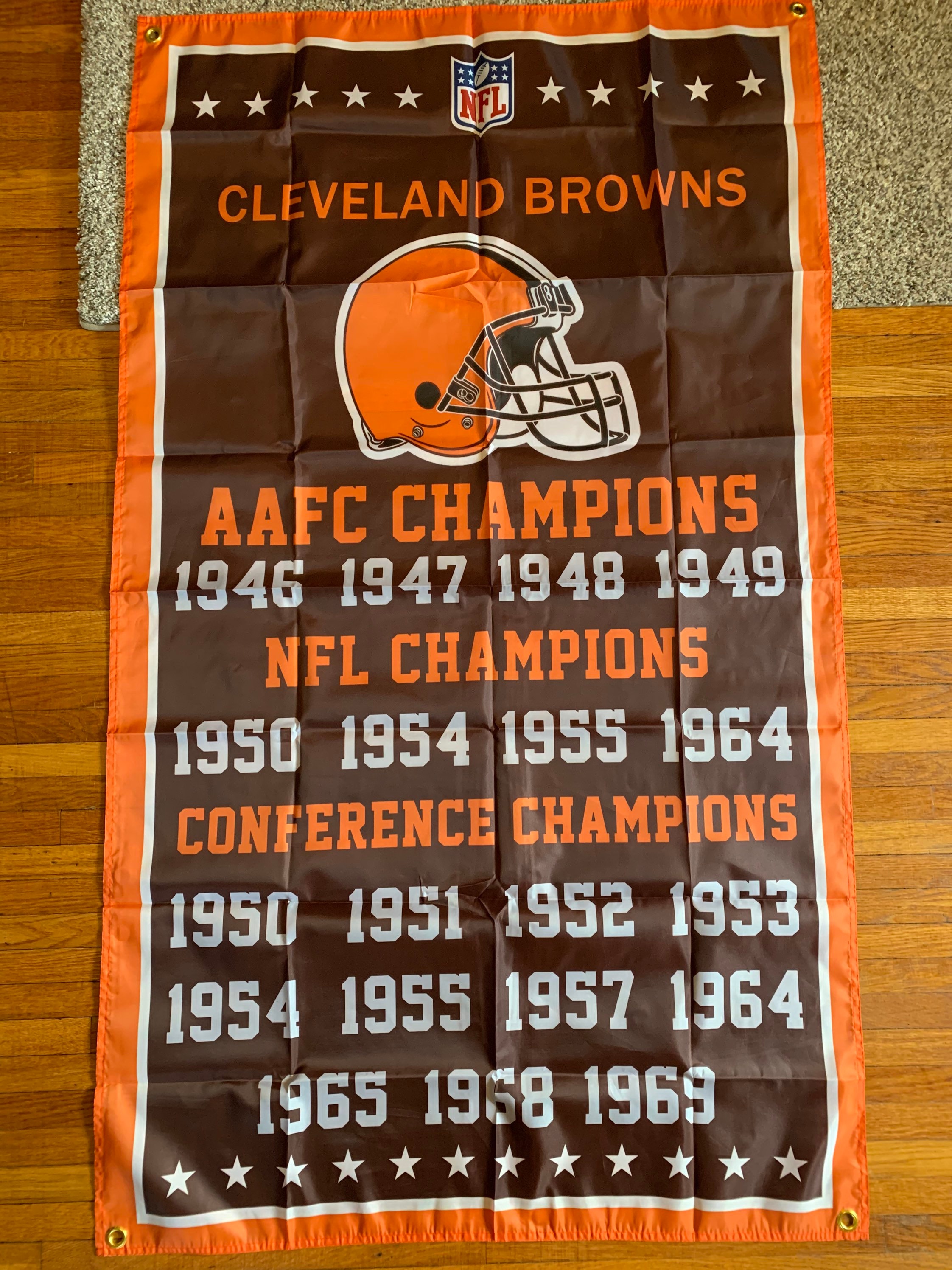 Cleveland Browns Championship Banner Flag - Etsy