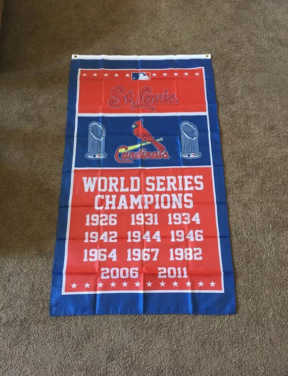 St. Louis Cardinals World Series Championship Banner Flag | Etsy