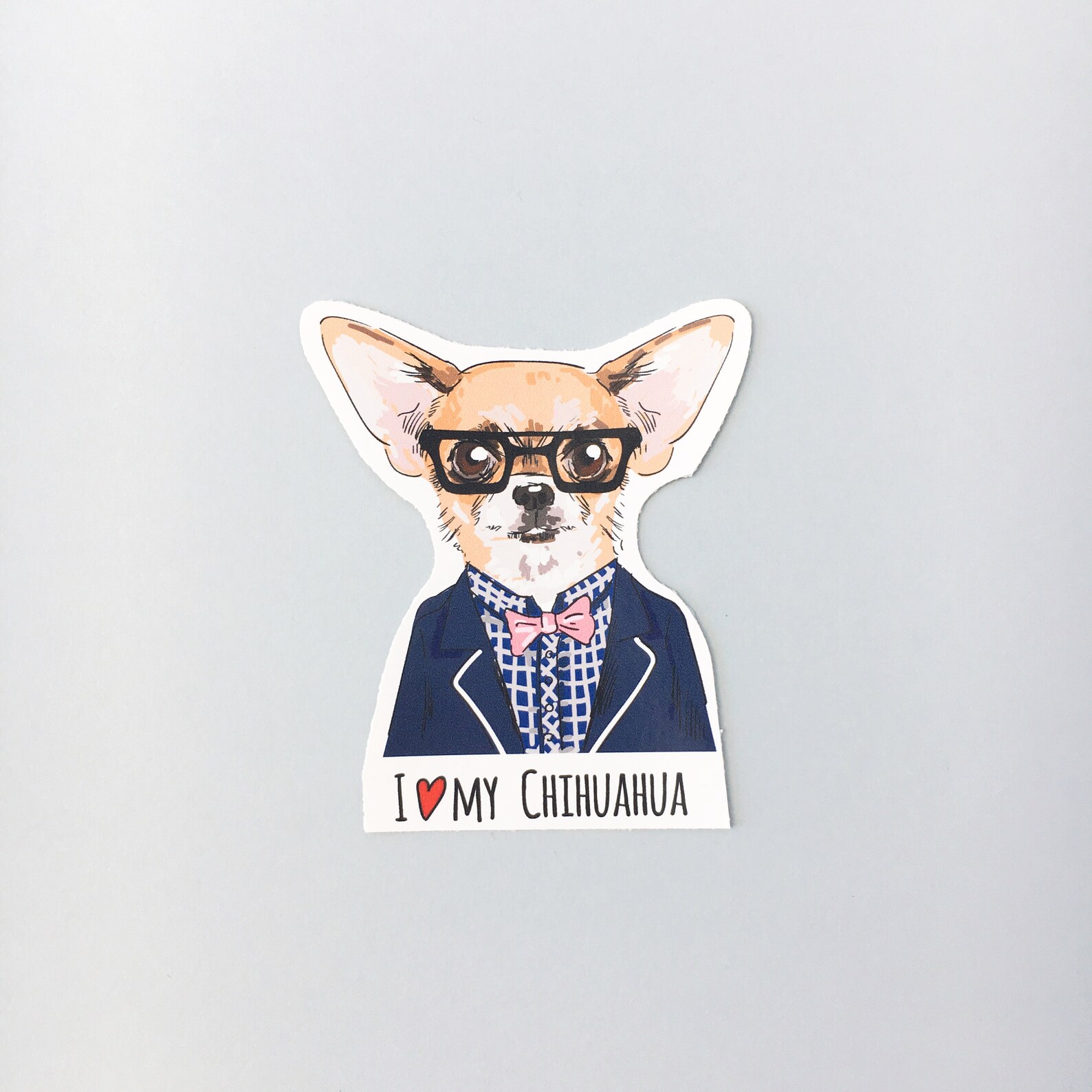 Chihuahua Dog Stickers Bumper Sticker Vinyl Dog Lover - Etsy