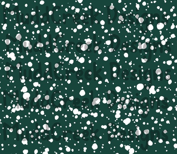 splatter design Skinny Tumbler Sublimation design green and white ...