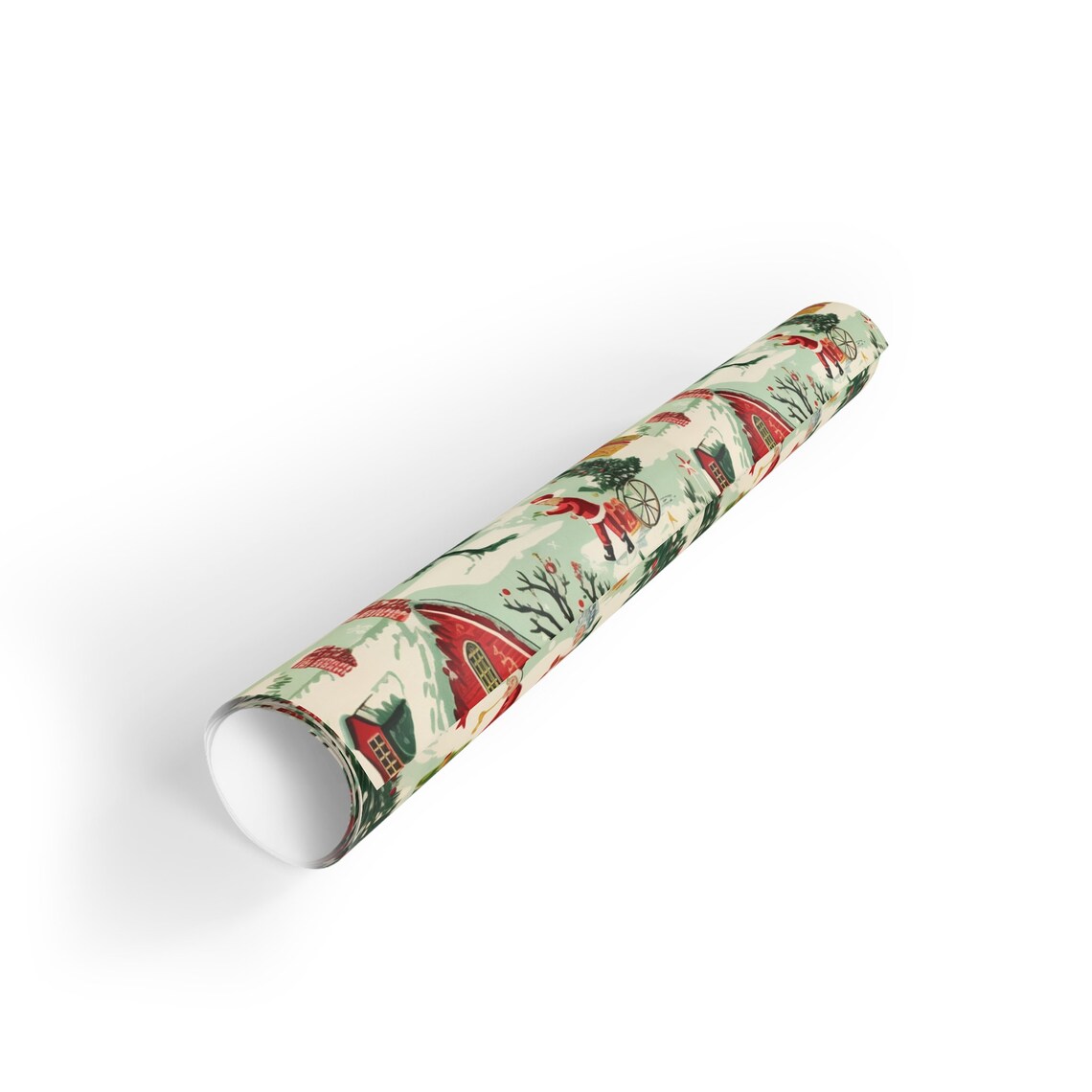 Retro Vintage Christmas Wrapping Paper - Etsy