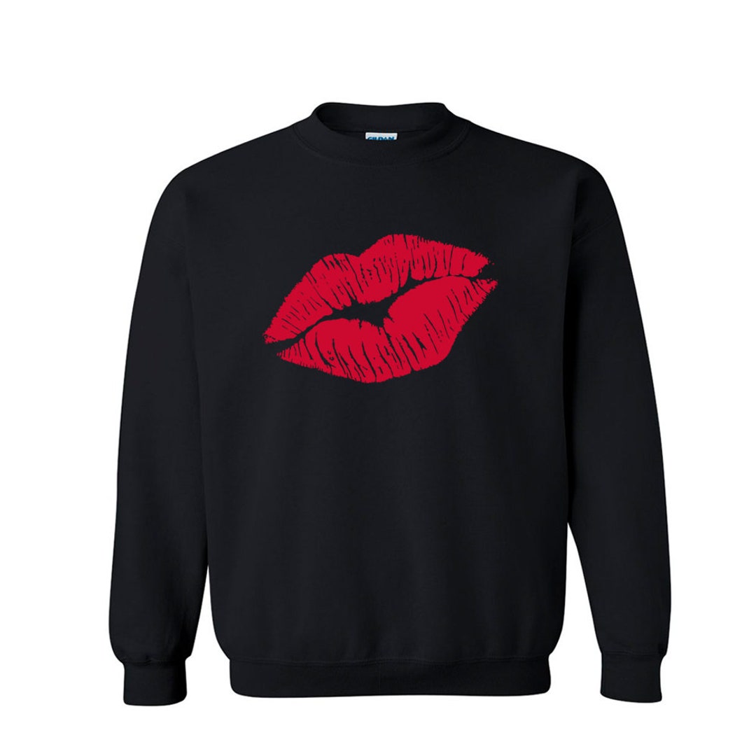 Kiss Mark Unisex Crew Neck Sweatshirt - Etsy France