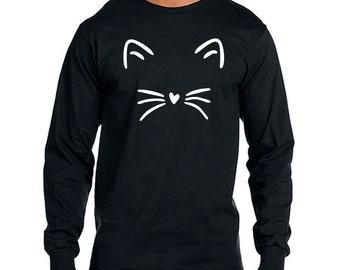 Cute Cat Men's T-shirt | Etsy