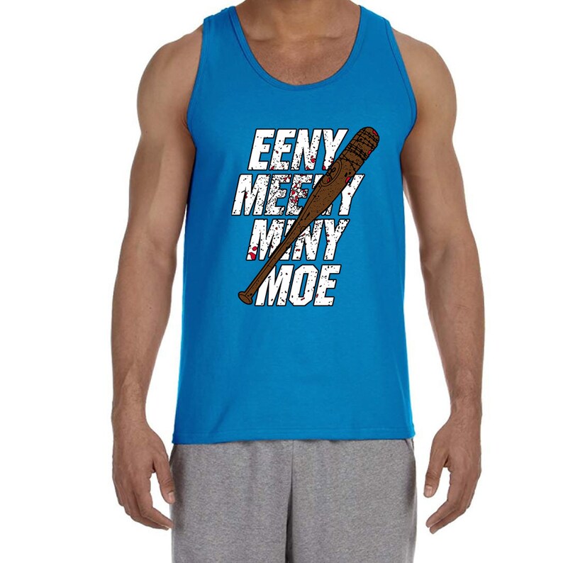 Negan EENY MEENY MINY Moe Bat Men's Tank Top - Etsy