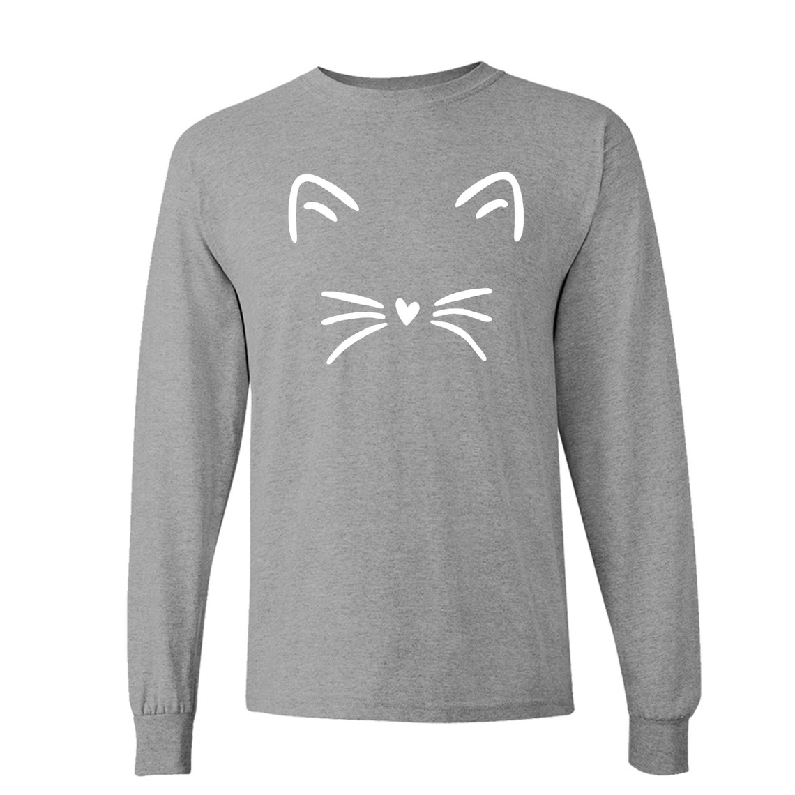 Cute Cat Men's Long Sleeve T-shirt - Etsy