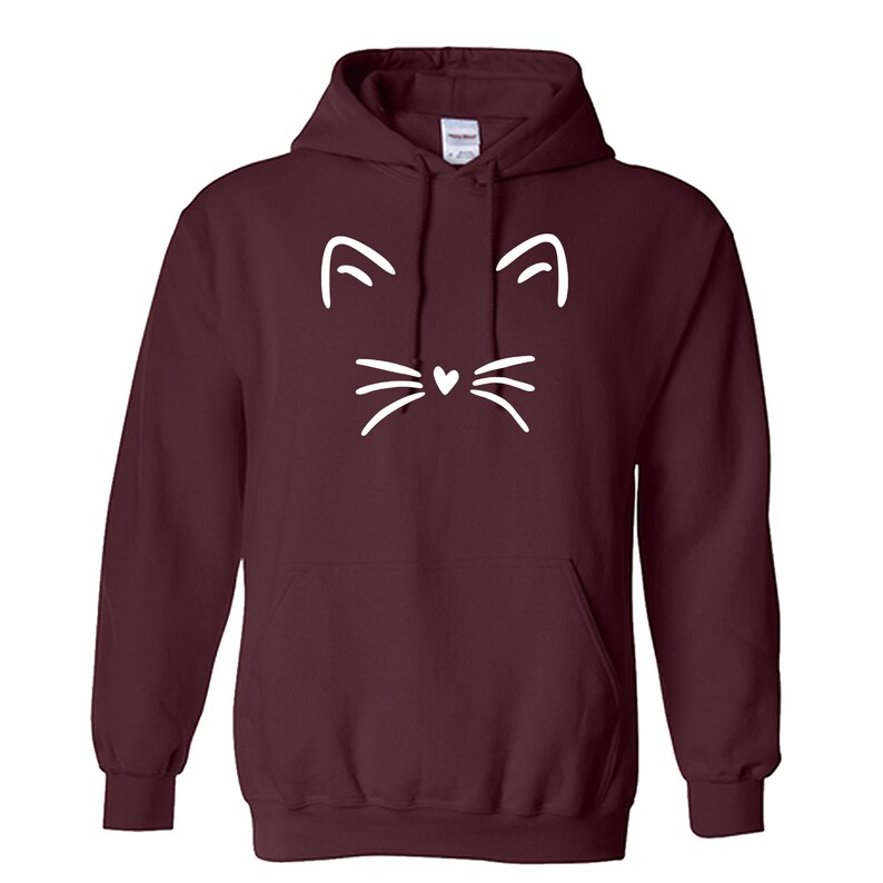 Cute Cat Unisex Hoodie - Etsy