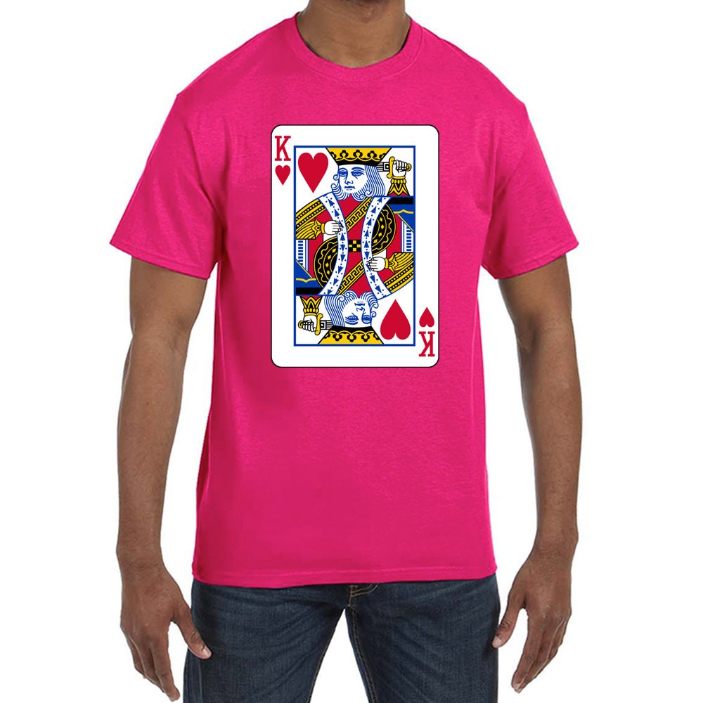 KING of Hearts Men's T-shirt | Etsy