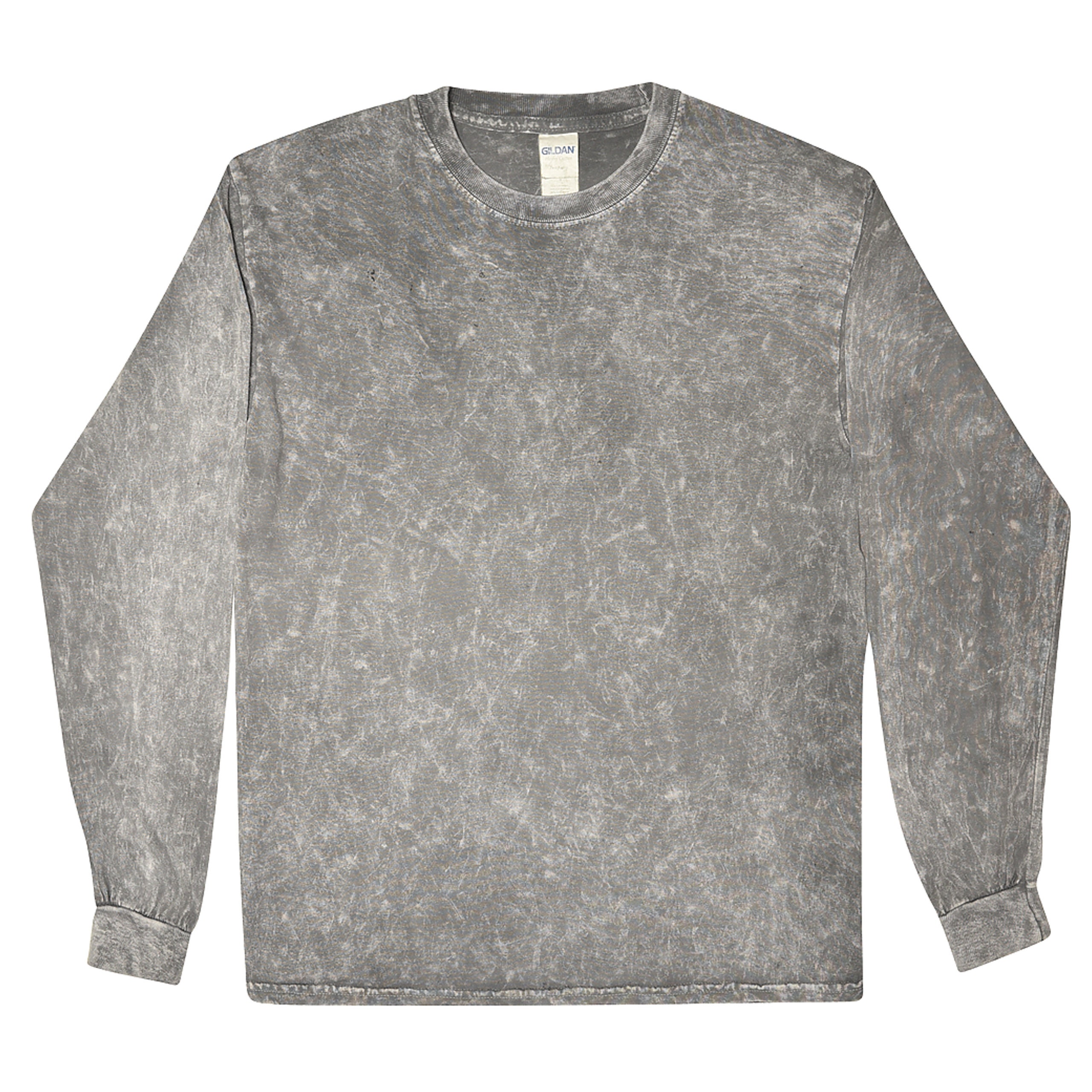 Gray Unisex Long Sleeve Mineral Wash T Shirt Etsy