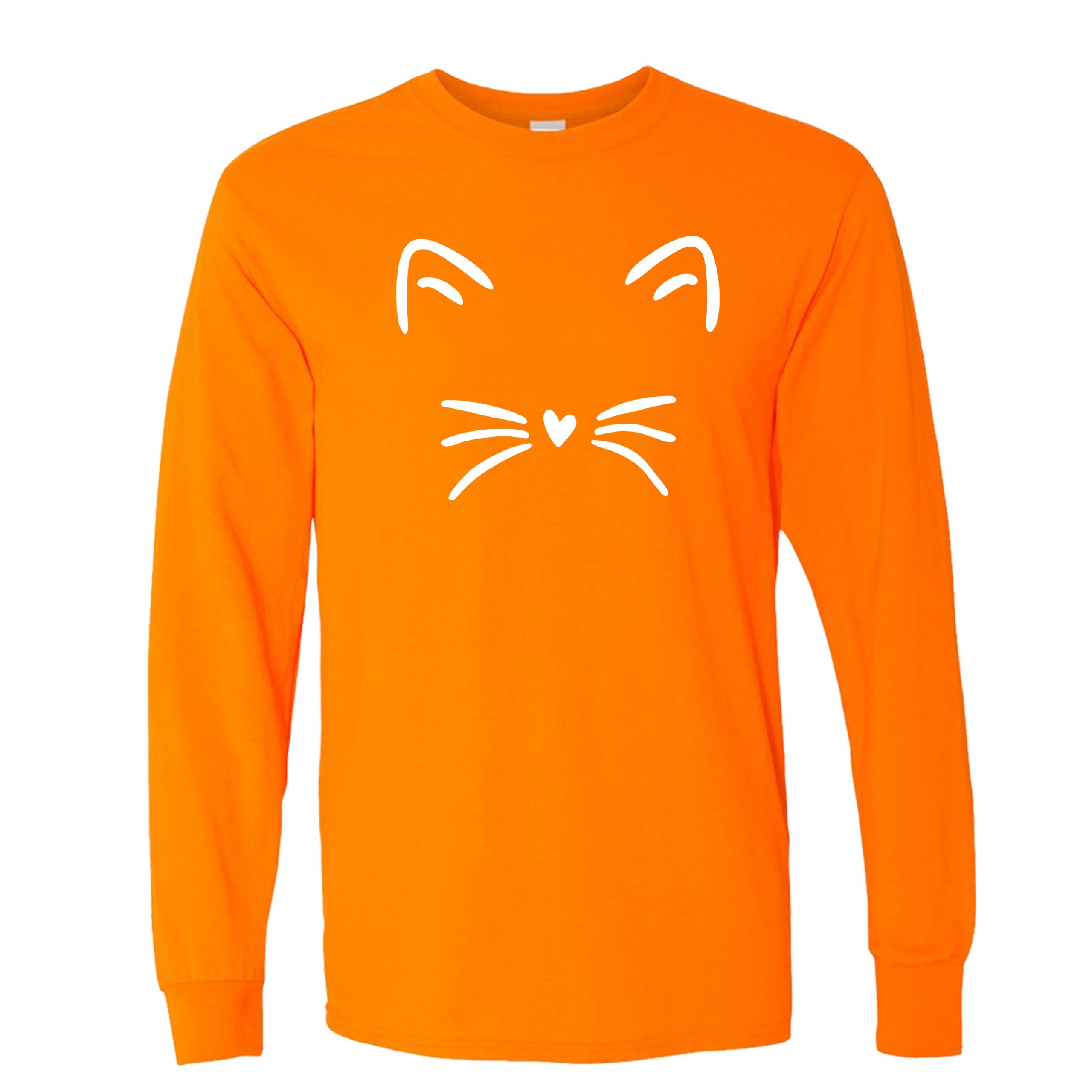 Cute Cat Men's Long Sleeve T-shirt | Etsy