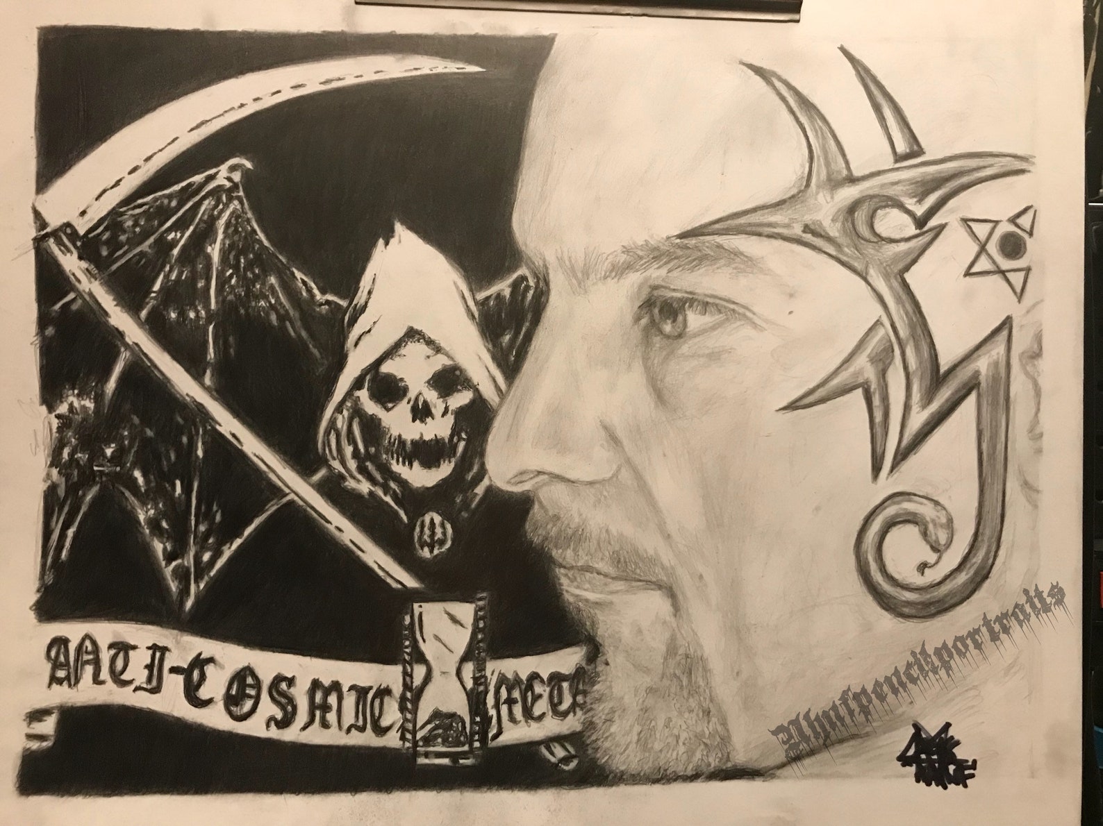 Print of Jon Nödtveidt With Dissection Banner - Etsy