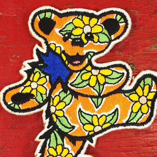Grateful Dead Purple Dancing Bear Vintage Key Ring New Old Etsy